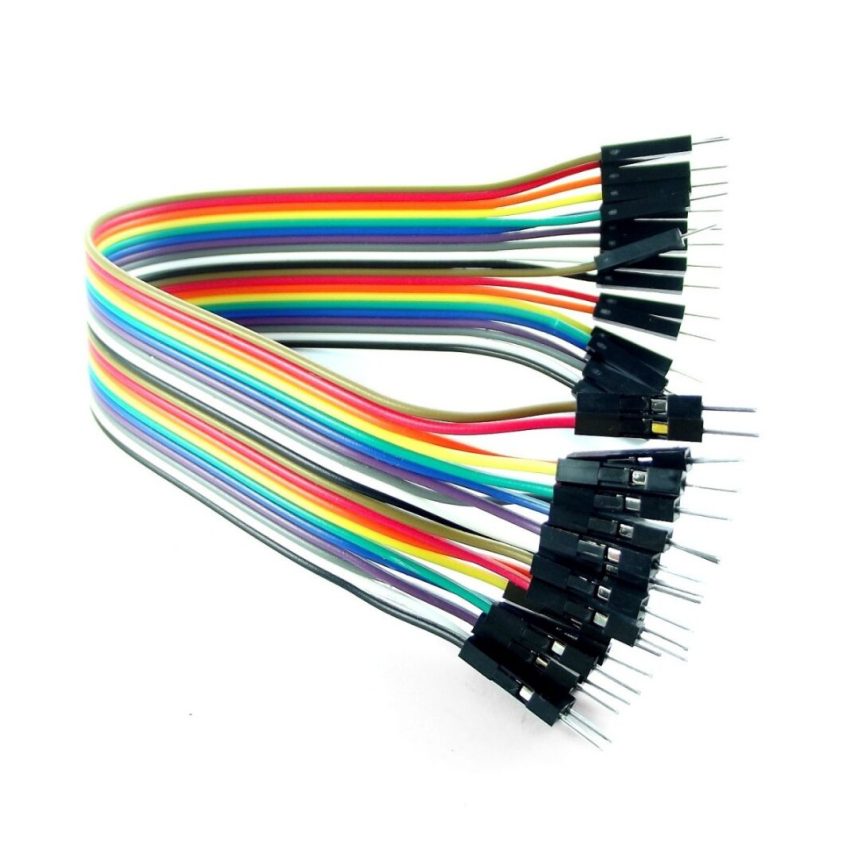 Jumper Wires M-M, M-F, F-F, 20cm, 120 Pieces - Vayuyaan