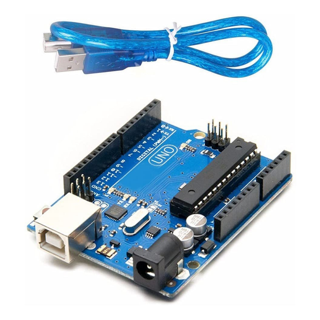 Arduino UNO R3 & Ultrasonic Sensor With SG90 Motor and Jumper Wires ...