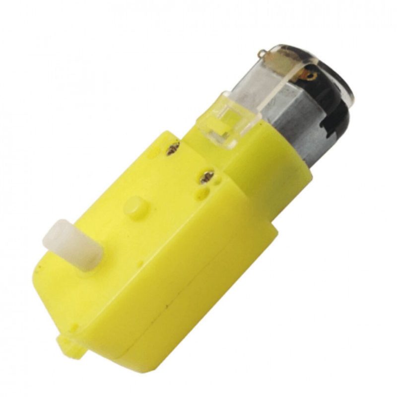 DC BO Motor 12V Dual Shaft - Straight - Vayuyaan