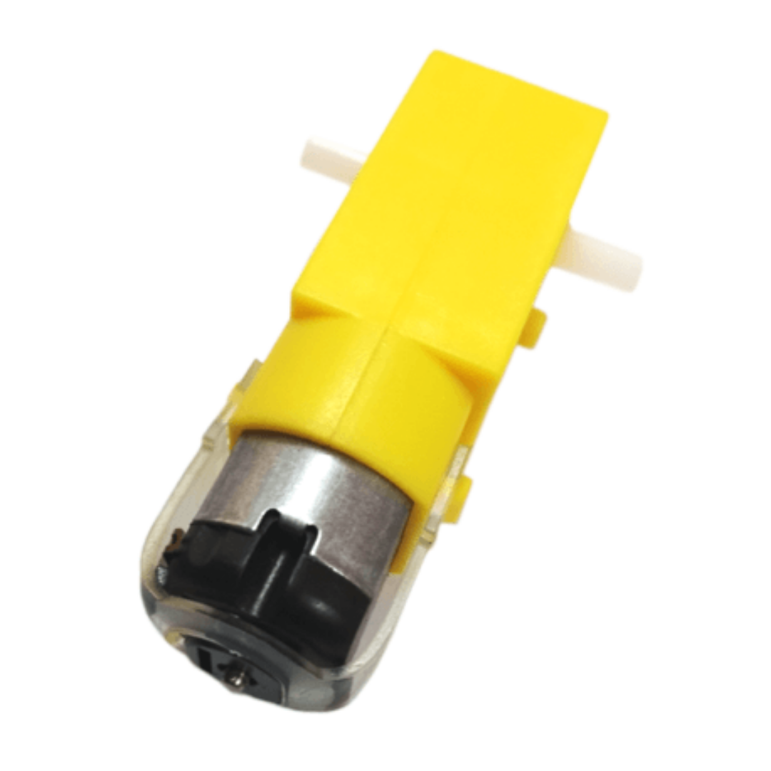 DC BO Motor 12V Dual Shaft - Straight - Vayuyaan