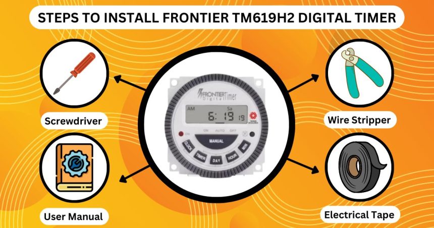 Frontier TM619H2 Digital Timer Programmable Time Switch - Vayuyaan
