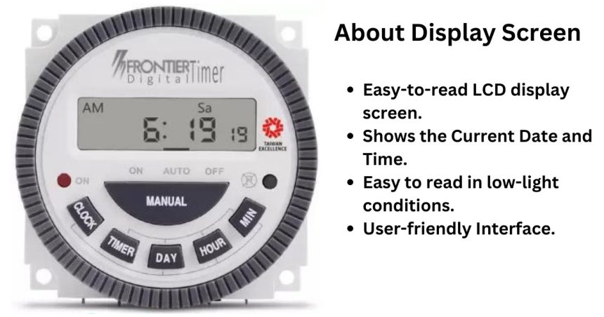 Frontier TM619H2 Digital Timer Programmable Time Switch - Vayuyaan