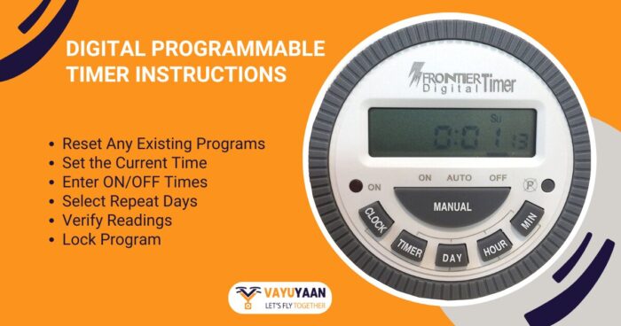 Digital Programmable Timer - A Complete User's Guide - Vayuyaan