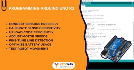 Line Follower Robot Using Arduino - Step-by-Step Tutorial - Vayuyaan