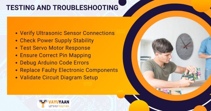 Smart Dustbin Using Arduino and Ultrasonic Sensor - Vayuyaan